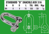 Buy Now! Stainless Steel Shackles – All Things Stainless